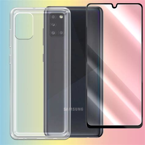Lot Of Tempered Glass Screen Protector Back Case For Samsung Galaxy A31