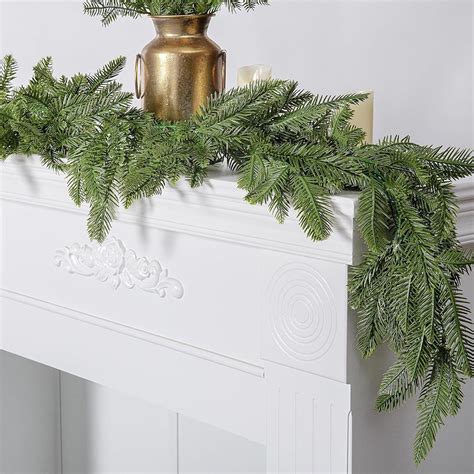 6ft Christmas Garland Realistic Faux Garland Real Touch Norfolk Pine