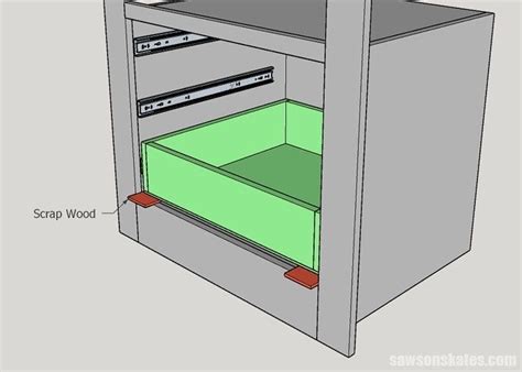 How To Build DIY Drawers Easy Foolproof Saws On Skates Diy