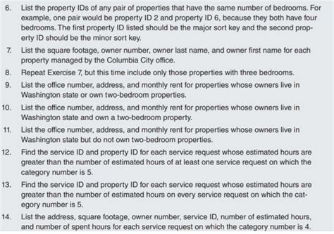 Solved Hello I Need Help With My SQL Class My Questions I Chegg