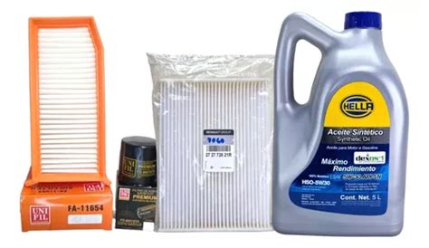 Kit Afinación Renault Kangoo 1 6l 2022 2023 Acei 5w30 Cabi Envío gratis
