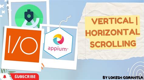 Part 14 Vertical Scrolling Horizontal Scrolling With Appium 20 With Webdriverio Javascript