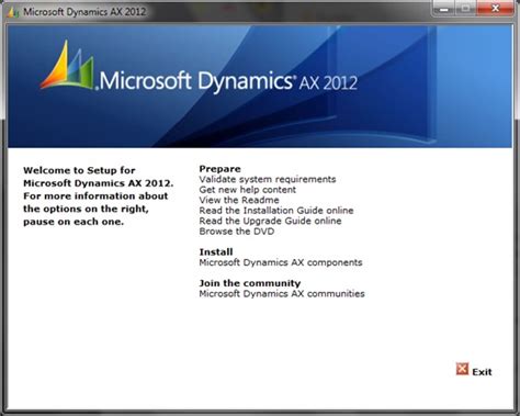 Microsoft Dynamics Axapta 2012 Ax 2012 Installation And Configuration