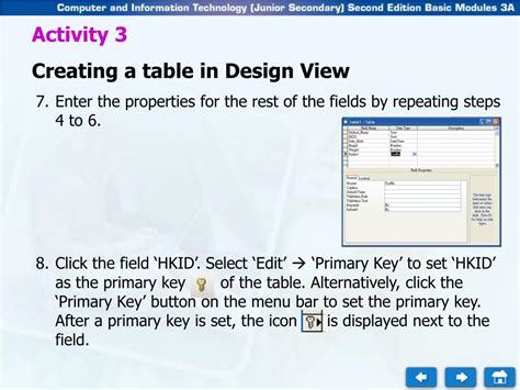PPT Activity Creating A Table In Design View PowerPoint Presentation ID