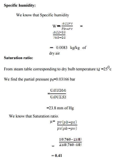 Solved Problems Refrigeration And Air Conditioning