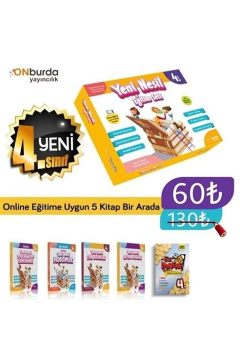 Onburda Yayınları 4 sınıf Yeni Nesil Eğitim Seti Fiyatı Yorumları