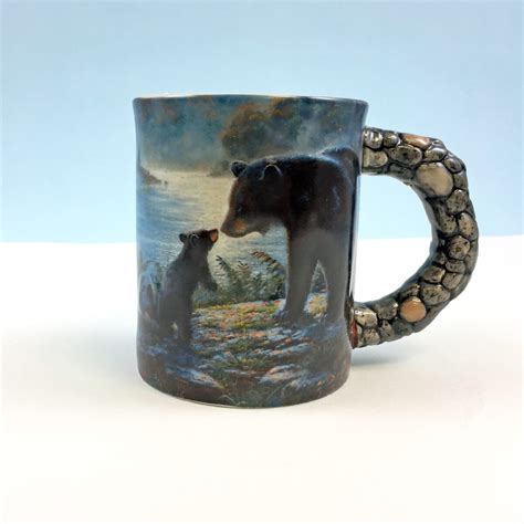 Bear Scene Stone Mug Bear Necessities Nabcbear Necessities Nabc