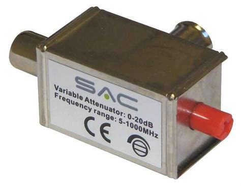SAC Variable Attenuator IEC DB MHz Metal Housing Walmart Com
