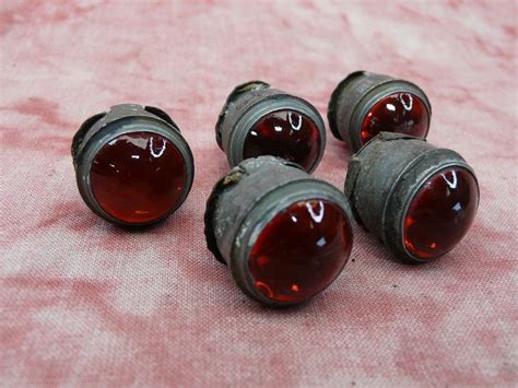 Mavin 5 Glass Cats Eye Reflector Sign Marbles Hot Rat Rod Lowrider