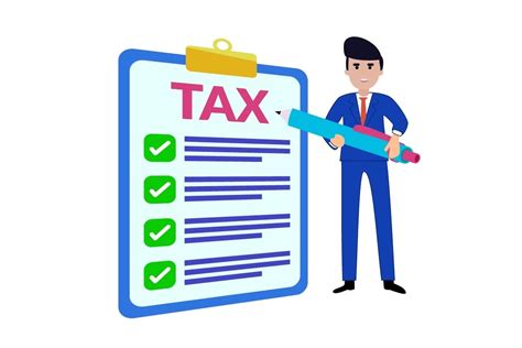 Filling Tax Form Illustration Graphic By Enway · Creative Fabrica