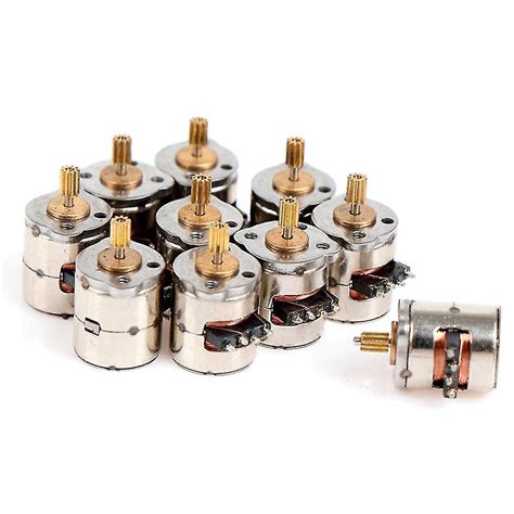 10pcs Pack Mini 2 Phase 4 Wire Stepper Motor Miniature Stepper With