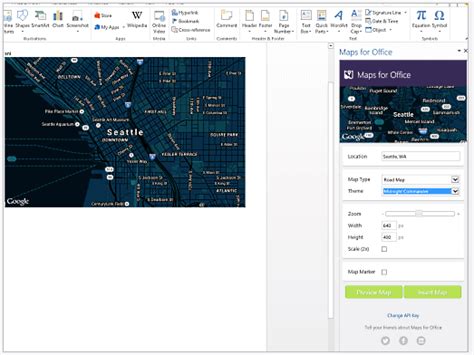 Как вставить карту в презентацию Powerpoint