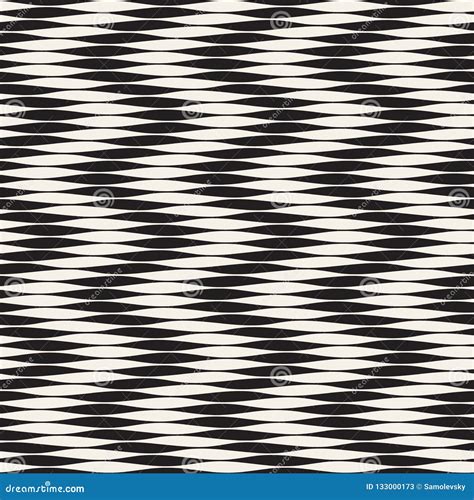 Wavy Stripes Vector Seamless Pattern Retro Wavy Engraving Texture Geometric Lines Design