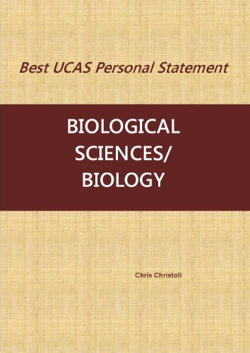 Best Ucas Personal Statement Biological Sciencesbiology