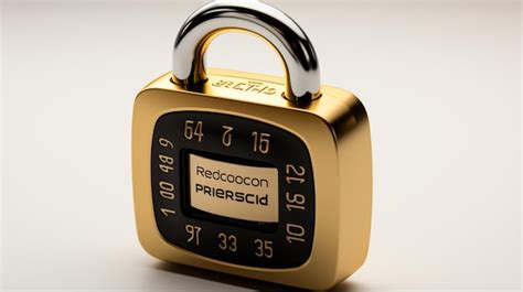 Premium Ai Image Padlock With Passcode On The Padlock Isolated On The