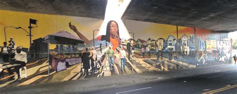 My Favorite Mural In Oakland Love The Incredible Use Of The Gap In