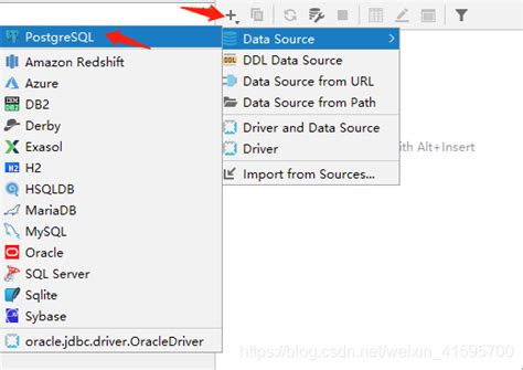 Idea连接postgressql数据库idea工程中如何换pg数据库驱动 Csdn博客