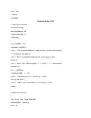 CSCI Programming HW Assignments Docx Irene Guan CSCI Homework Due