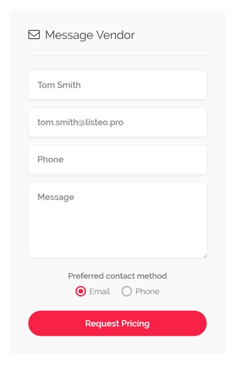 How To Configure “message Vendor” Contact Form Listeo Knowledge Base