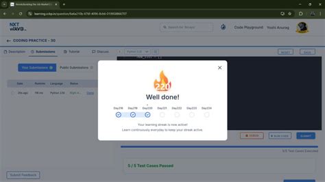 Today Marks Day 220 Of My Coding Journey With Nxtwave Reflecting On