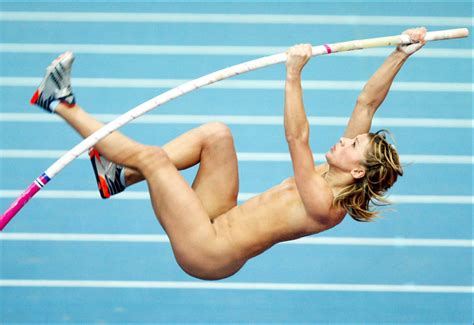 Thumbs Pro Naked Pole Vaulting
