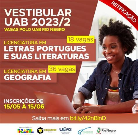 Inscrições abertas para os cursos gratuitos de Licenciatura em