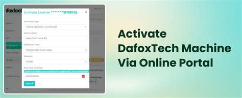 Dafoxtech Articles Activate Dafox Tech Machine Via Online Portal