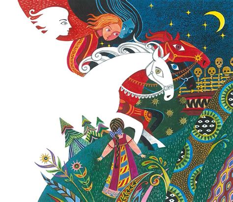 Глейзер Екатерина «Всадники. Иллюстрация к сказке «Василиса Прекрасная ...