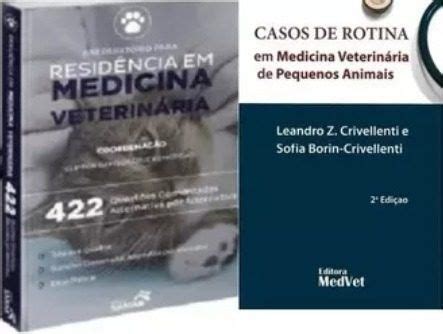 Residência Em Medicina Veterinária 422 Quetões Casos De Rotina