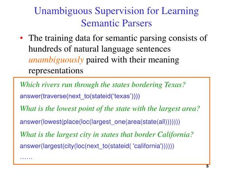 Ppt Learning Language Semantics From Ambiguous Supervision Powerpoint
