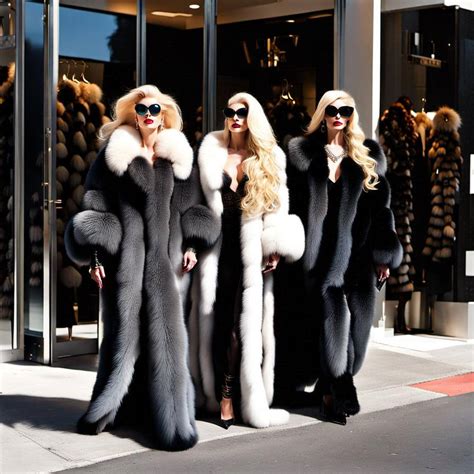 Three Rich Arrogant Blonde Long Haired Drag Queens By