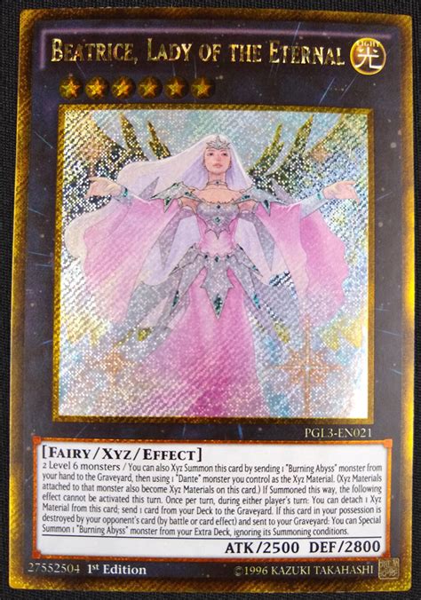 Beatrice Lady Of The Eternal — Pgl3 En021 — Gold Secret Rare 1st