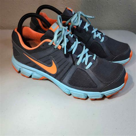 Nike Downshifter 5 Gray Orange Blue Running Athletic … - Gem