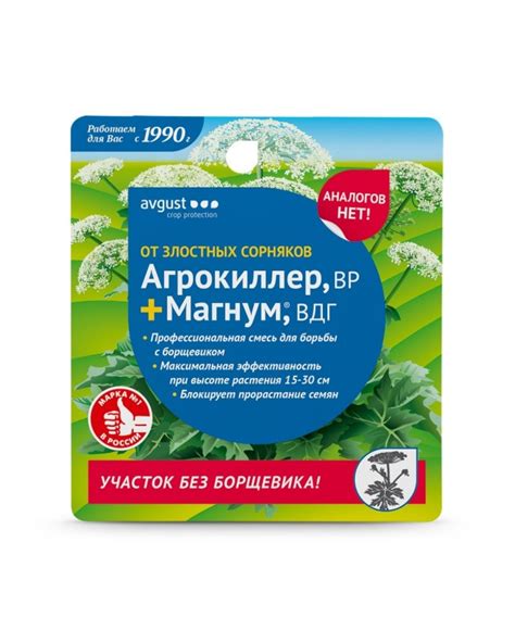 «Агрокиллер+Магнум» — уникальный препарат для уничтожения борщевика и ...