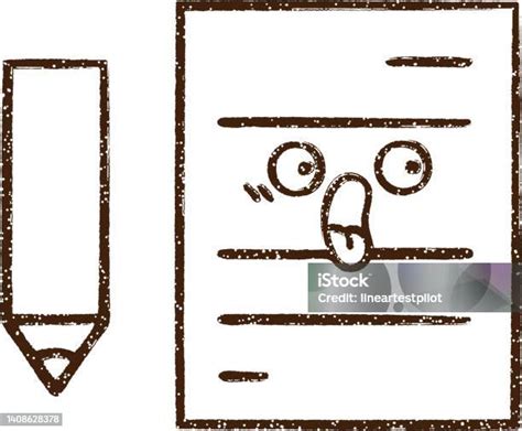 Paper Charcoal Drawing向量圖形及更多卡通圖片 卡通 插圖 文件 Istock