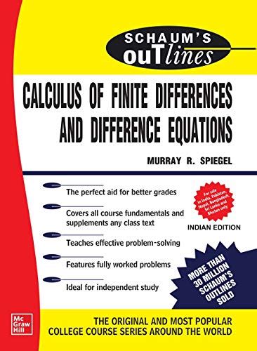 Schaums Outline Of Calculus Of Finite Differences And Difference