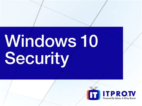 Watch Windows 10 Security Prime Video