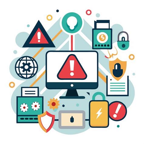 Cybersecurity Threat Detection Vector Art Premium Ai Generated Vector