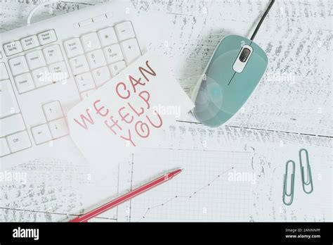 Text Sign Showing We Can Help You Business Photo Showcasing Support