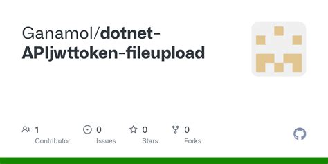 Github Ganamoldotnet Apijwttoken Fileupload