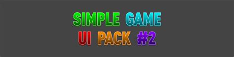 Simple Game Ui Pack 2 By Kraupin Ui Designer