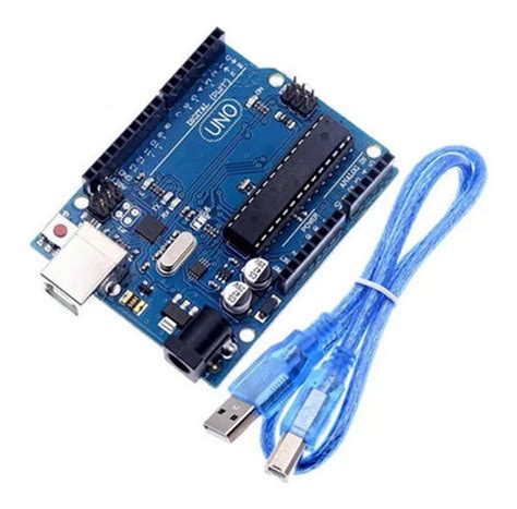 Placa Madre Arduino Uno R3 Desarmado Con Cable Robot Básico Cuotas