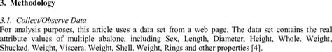 Data Characteristics Description Table Download Scientific Diagram