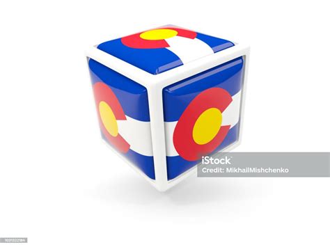 큐브 아이콘에서 콜로라도 상태 플래그입니다 미국 로컬 플래그 0명에 대한 스톡 사진 및 기타 이미지 0명 국기 기 Istock