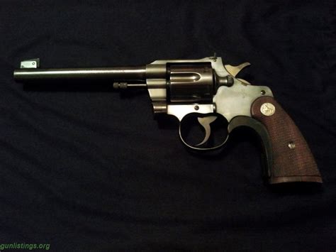 Gunlistings Org Collectibles Colt Officers Model Target 22 LR 1938 E Frame