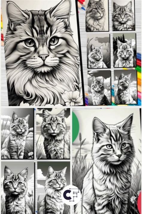 Cats Coloring Pages Graphic By Designscape Arts · Creative Fabrica