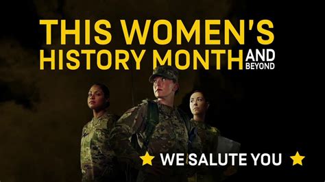 Womens History Month A Salute To Army Women Youtube
