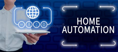 Conceptual Display Home Automation Business Approach Monitoring The Electrical Activity Of The