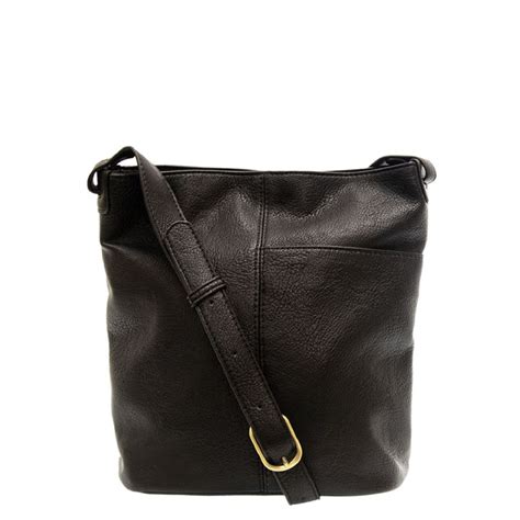 Joy Susan Bindi Crossbody Bucket Bag Black
