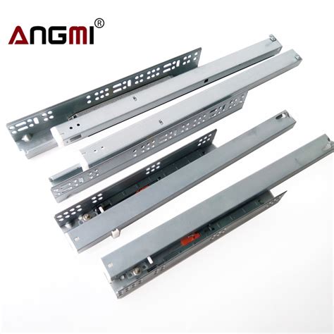 Closet Sliding Rail Hidden Two Section Buffer Drawer Guide Rail Buffer